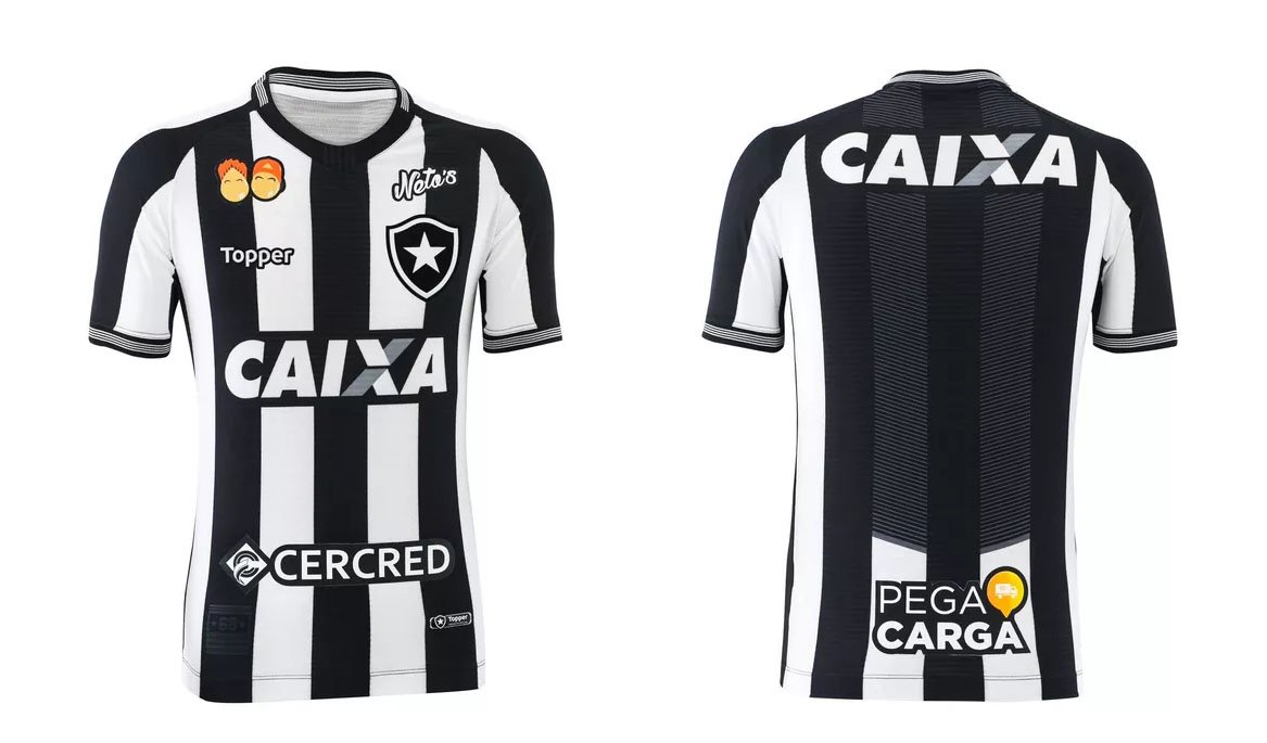 Com festa e aos gritos de ‘campeão’, Botafogo lança novos uniformes ...